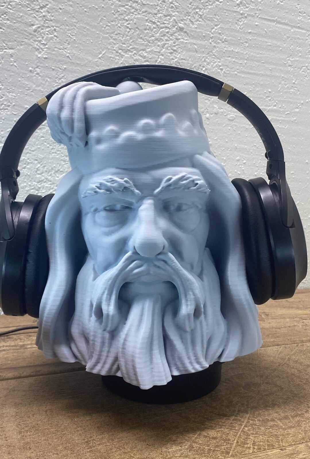 Wizard Headmaster Headphone Stand - Magic Headset Holder - Gaming Room ...
