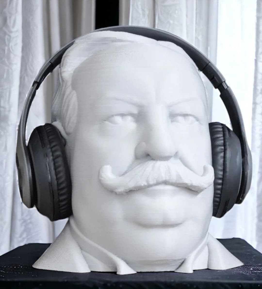 William Howard Taft Headphone Stand Headset Stand L Gaming Boyfriend Headset Holder Headphone ...