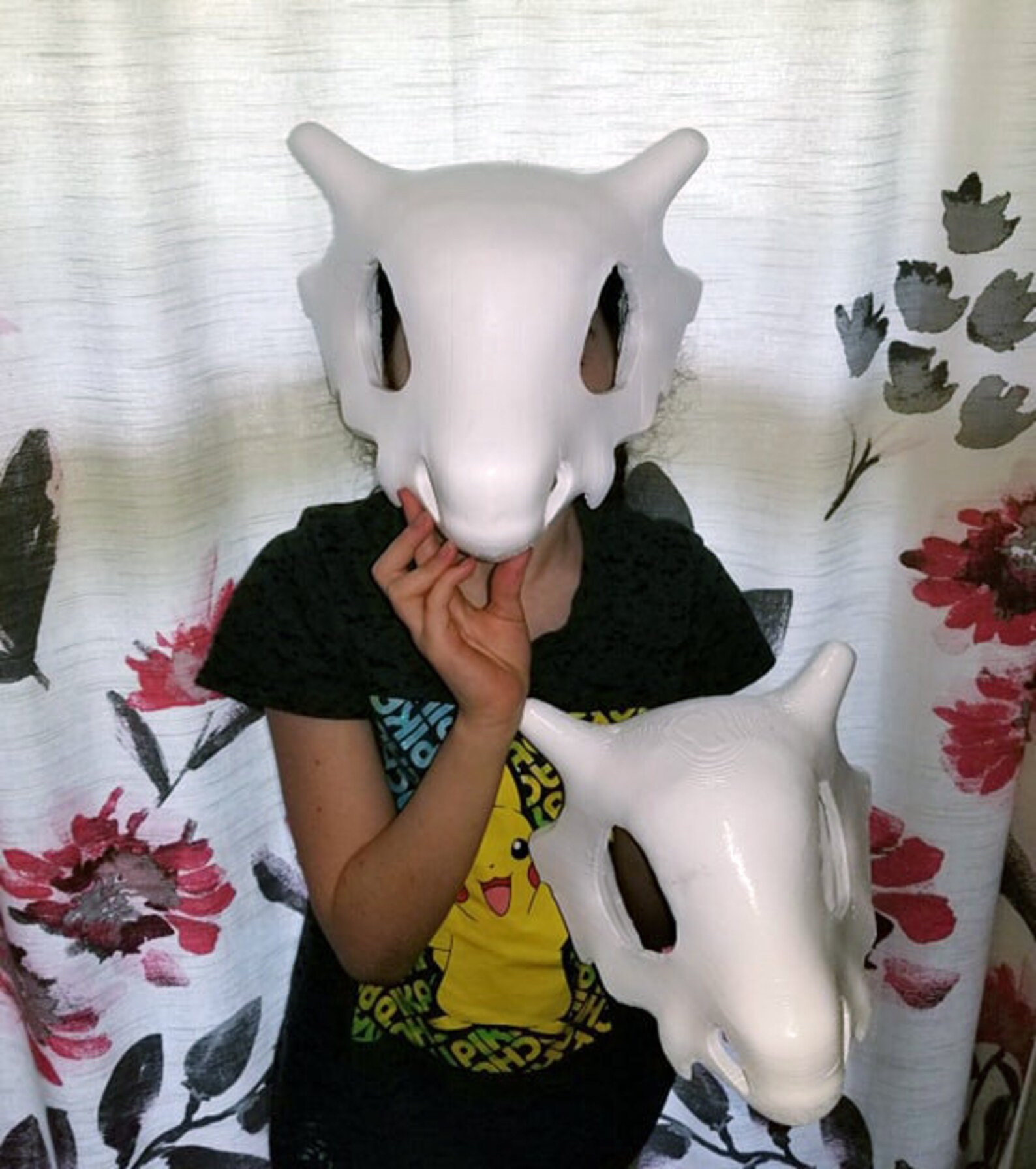 Unique Cubone Dog Mask / Dinosaur Bone Mask / Dog Costume / - Etsy