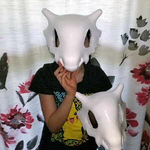 Cubone Dog Mask Pokmon Skull Mask Dinosaur Bone Mask Pet Cosplay ...