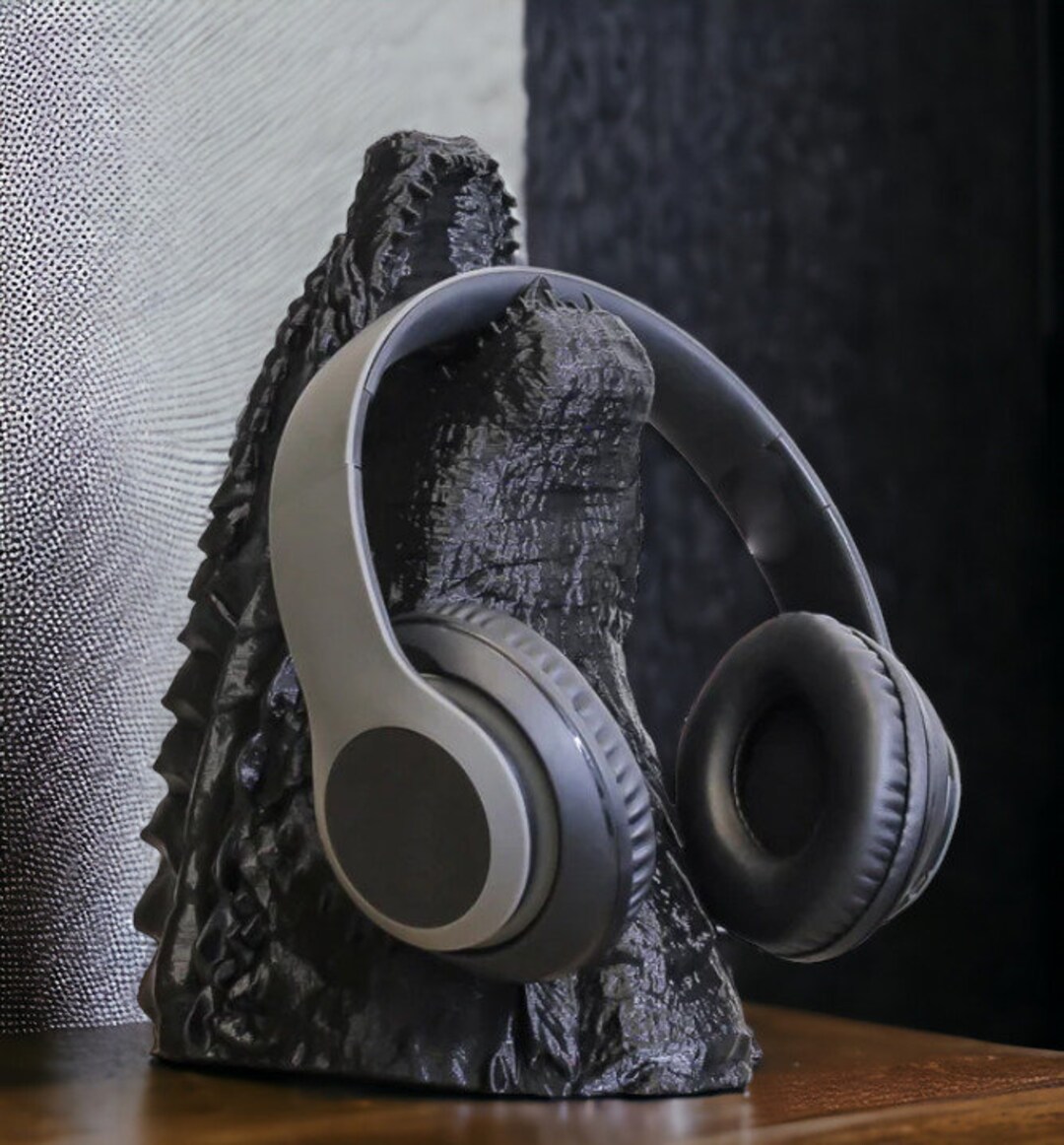 Godzilla Head Headphone Stand | Dragon Head Bust Headset Stand L Unique ...