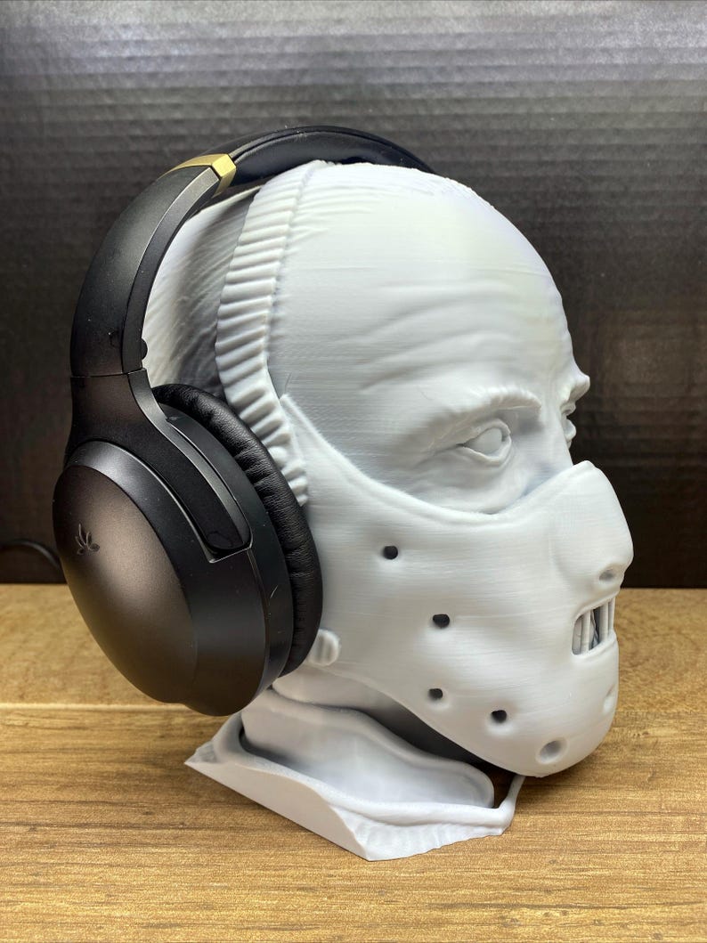 Hannibal Lecter Headset Stand - Anthony Hopkins Headphone Holder ...