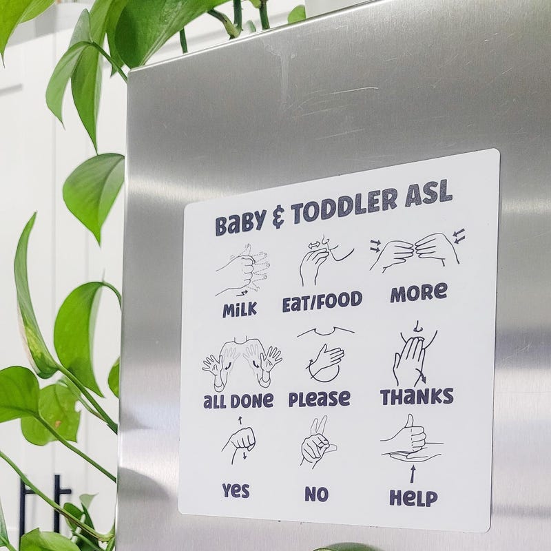 Baby Sign Language - Etsy
