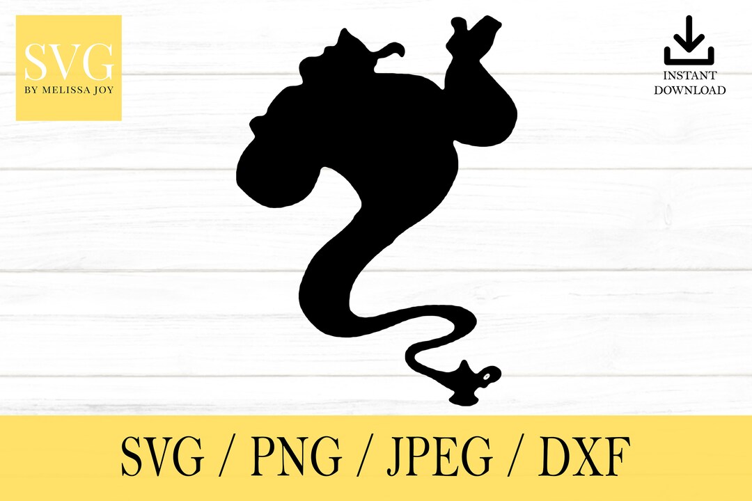 Genie Svg, Png, Dxf, Jpeg, Digital Download, Cut File, Cricut ...