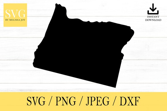 Oregon SVG State Svg United States Shape Svg Png Dxf - Etsy
