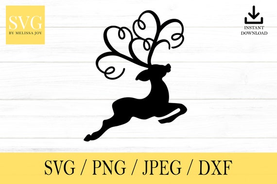 Reindeer svg Holiday SVG svg png dxf jpeg Digital | Etsy