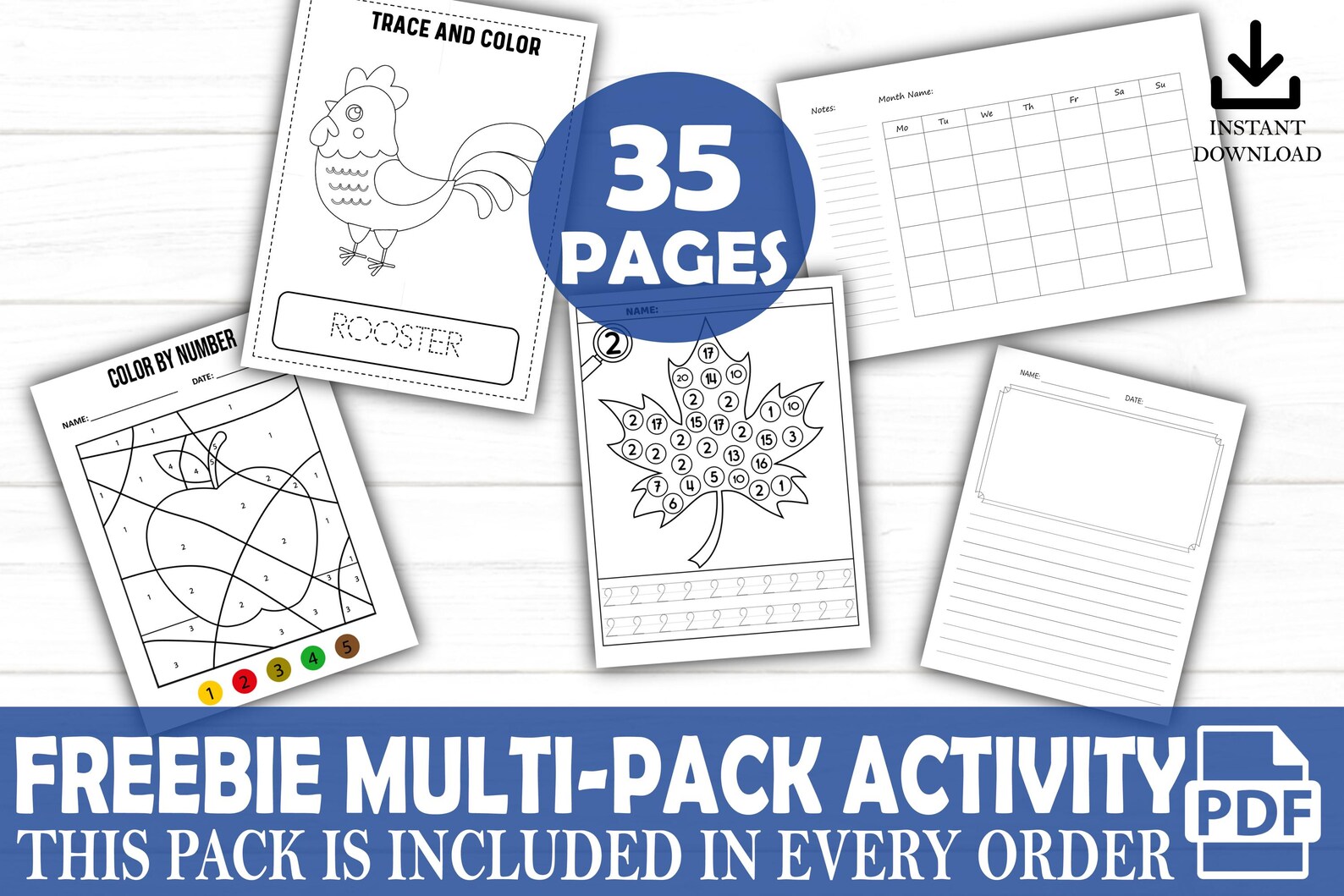 Letter Dot It Activity, Printable PDF for Kids, Learn Letter ...