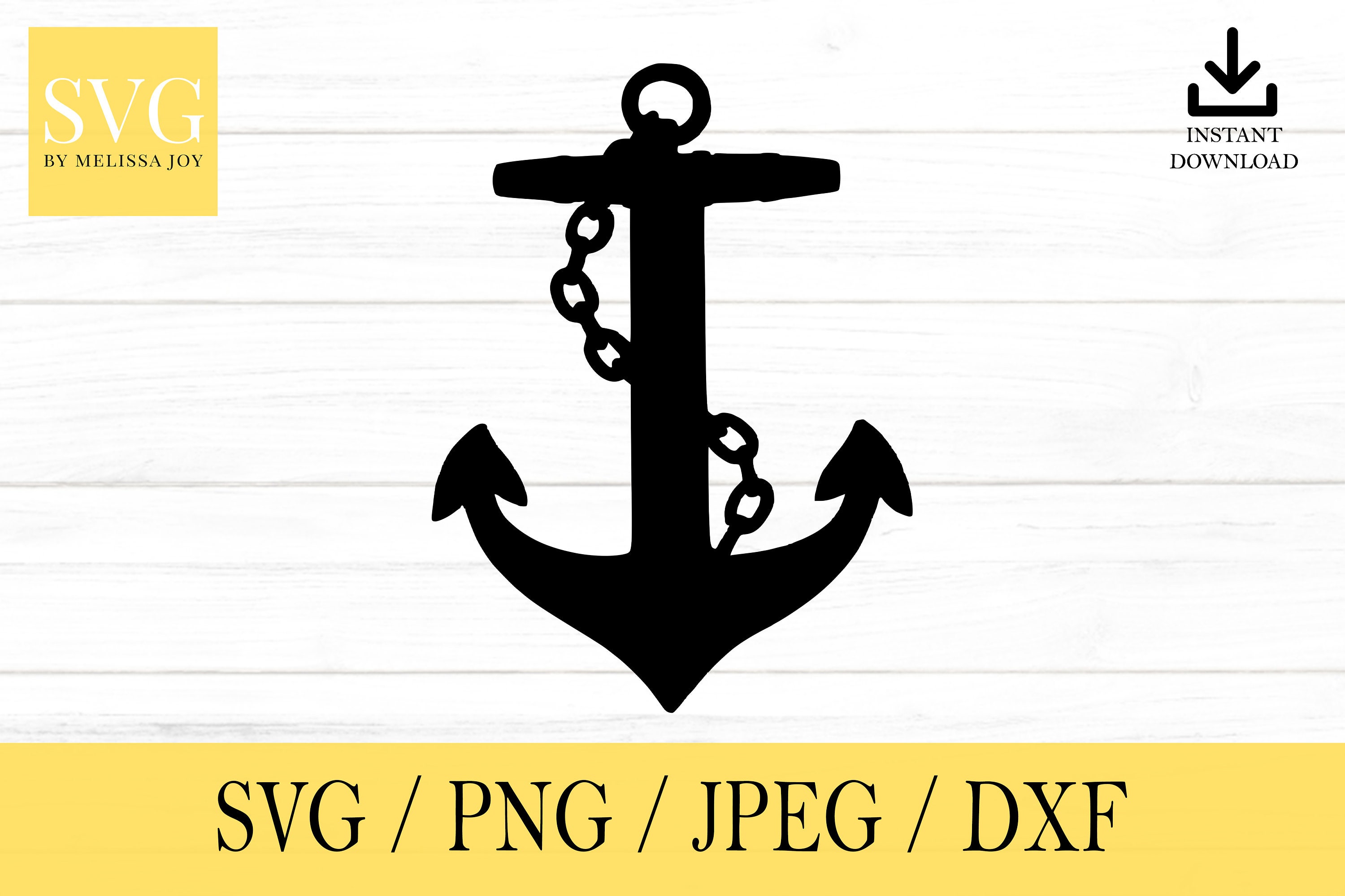 Anchor Svg, Sailing SVG, Nautical, Svg, Png, Dxf, Jpeg, Digital ...