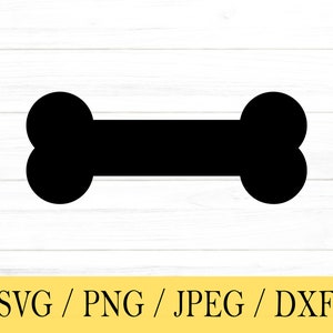 Bone SVG, Drawn Bone, Shape, Svg, Png, Dxf, Jpeg, Digital Download, Cut ...