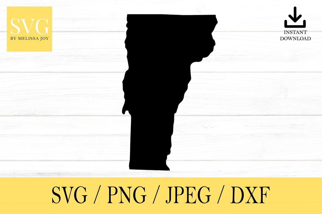 Vermont SVG, State Svg, United States, Shape, Svg, Png, Dxf, Jpeg ...