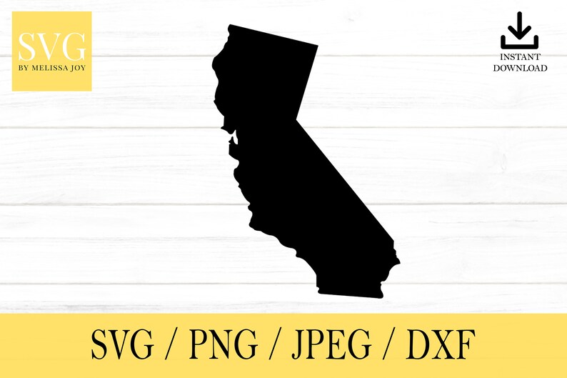 California SVG, State Svg, United States, Shape, Svg, Png, Dxf, Jpeg ...
