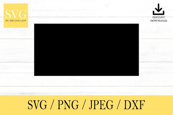 Rectangle SVG Square Solid Shape Svg Png Dxf Jpeg - Etsy