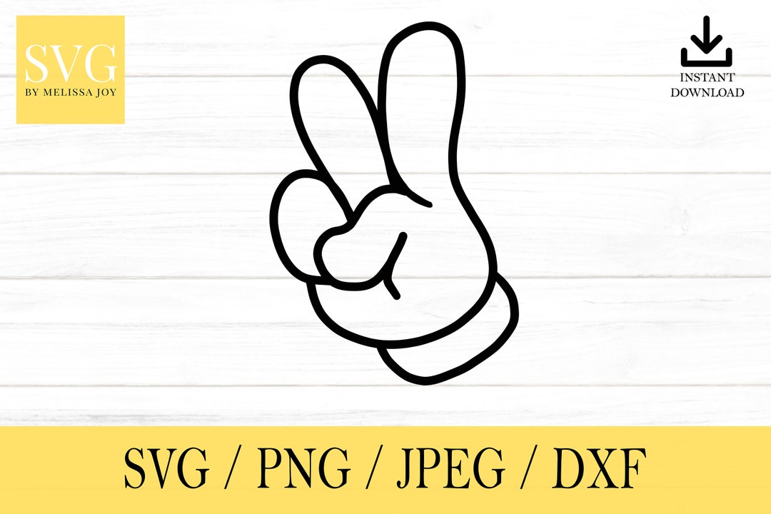 Mouse Peace Hands Svg, Peace, Mouse Svg, Png, Dxf, Jpeg, Digital ...
