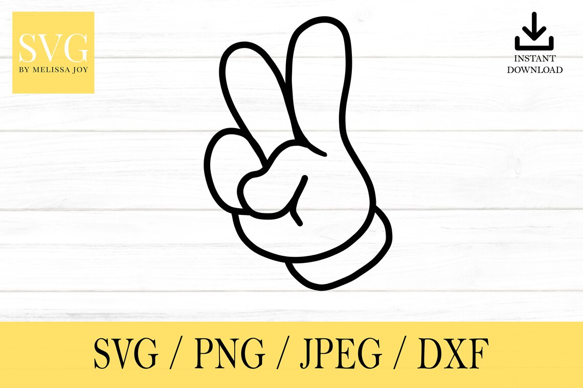 Mouse Peace Hands Svg Peace Mouse Svg Png Dxf Jpeg - Etsy Canada