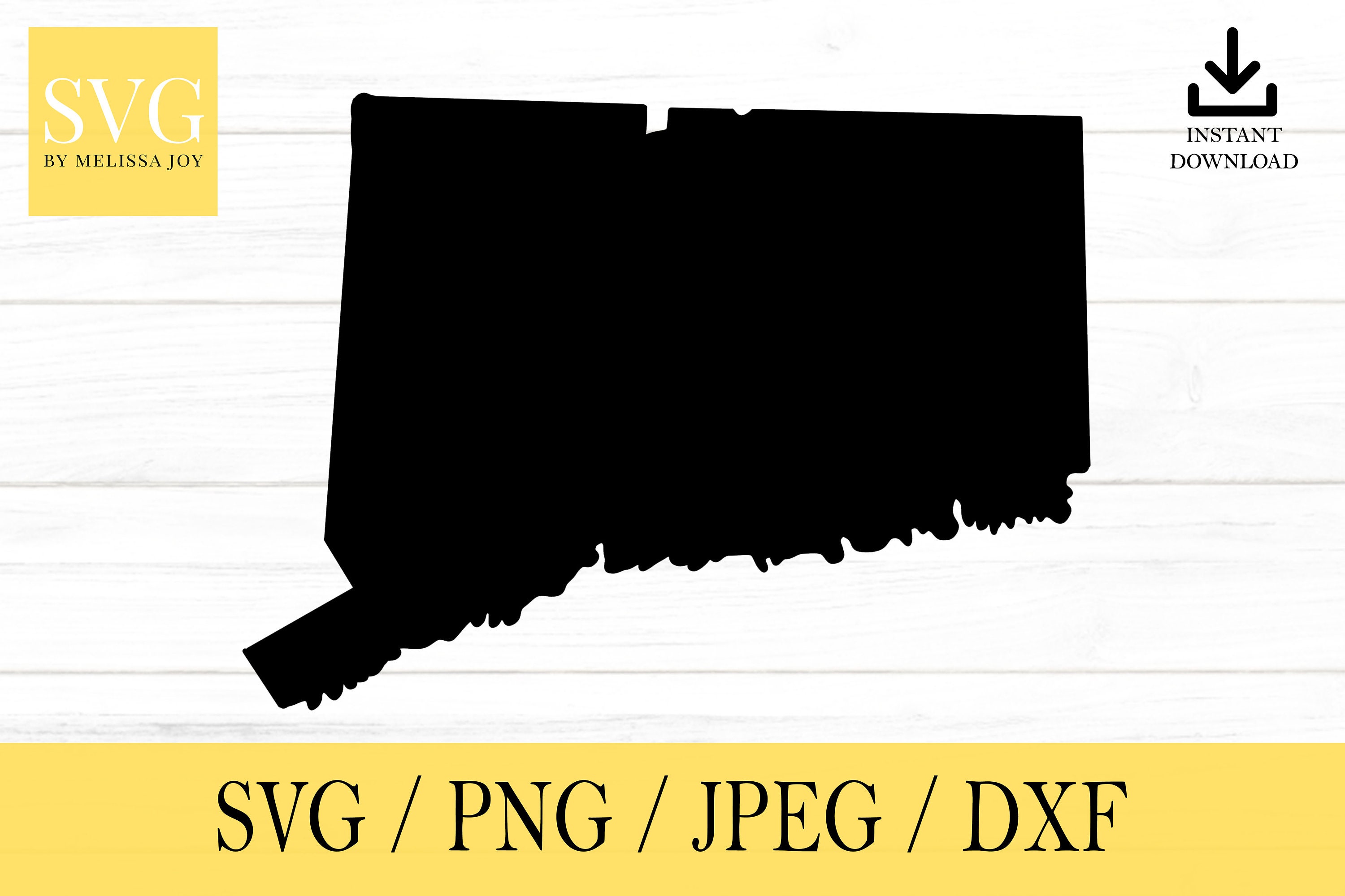 Connecticut SVG, State Svg, United States, Shape, Svg, Png, Dxf, Jpeg ...