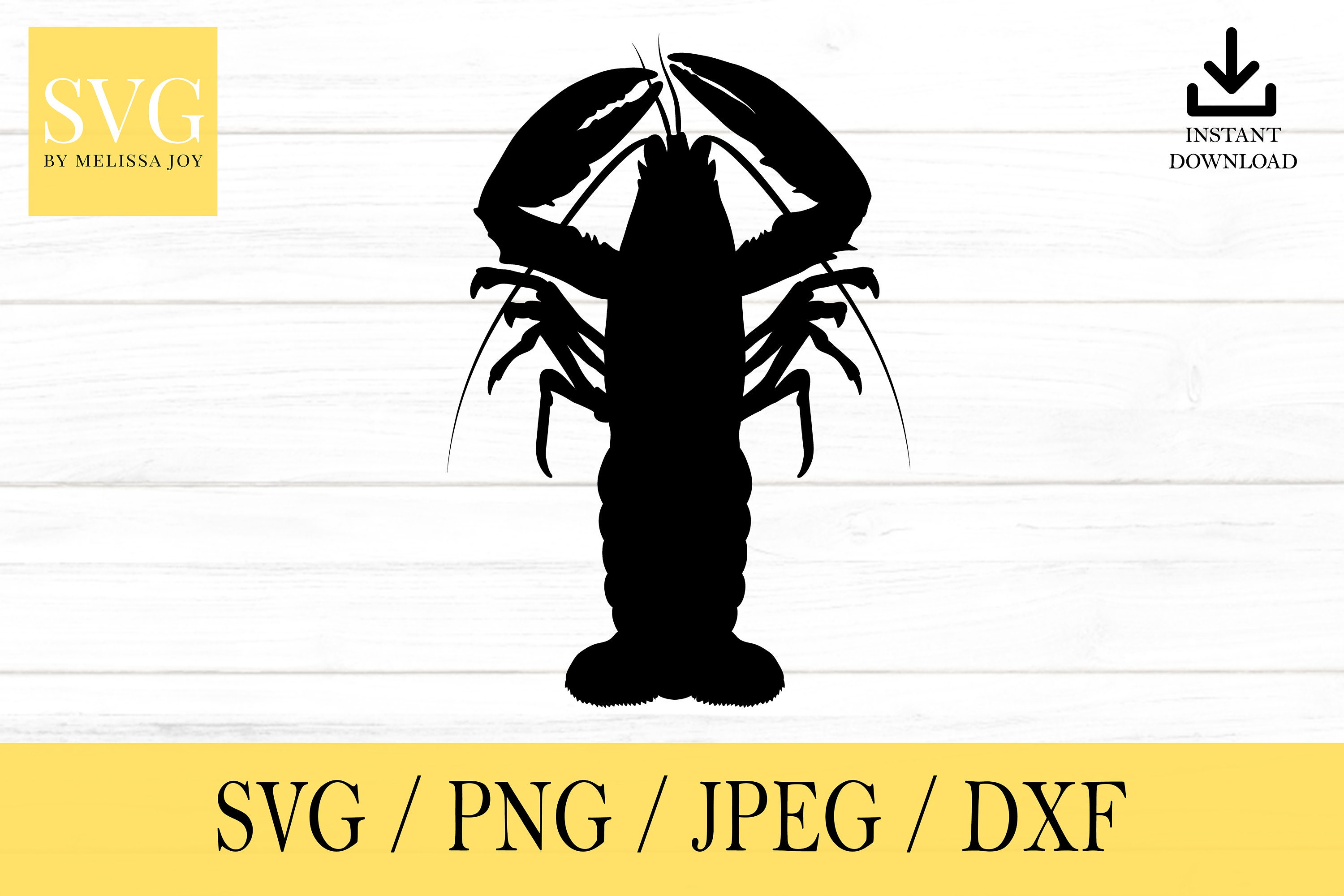 Lobster Svg Animal SVG Svg Png Dxf Jpeg Digital - Etsy