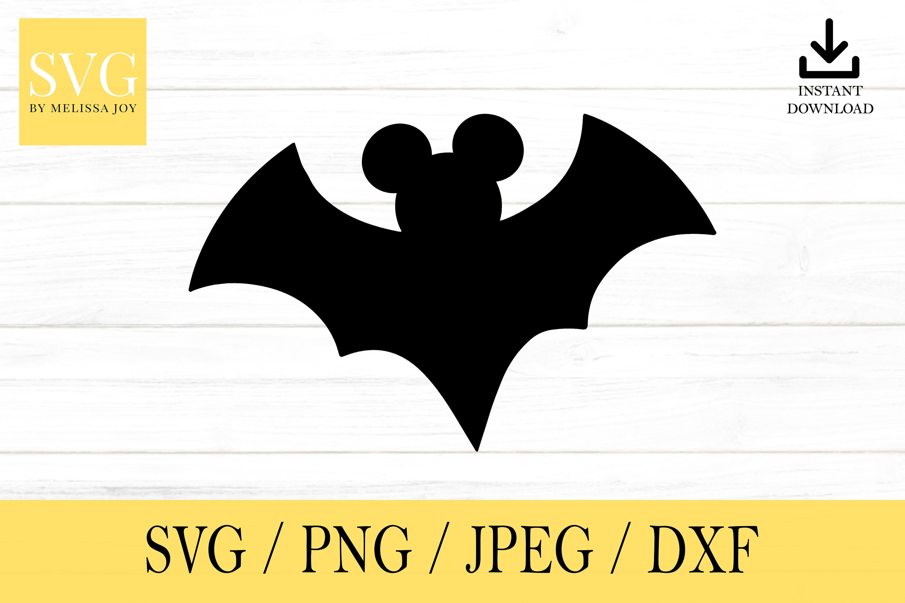 Mickey Bat svg DisneySVG Halloween svg Halloween png dxf | Etsy