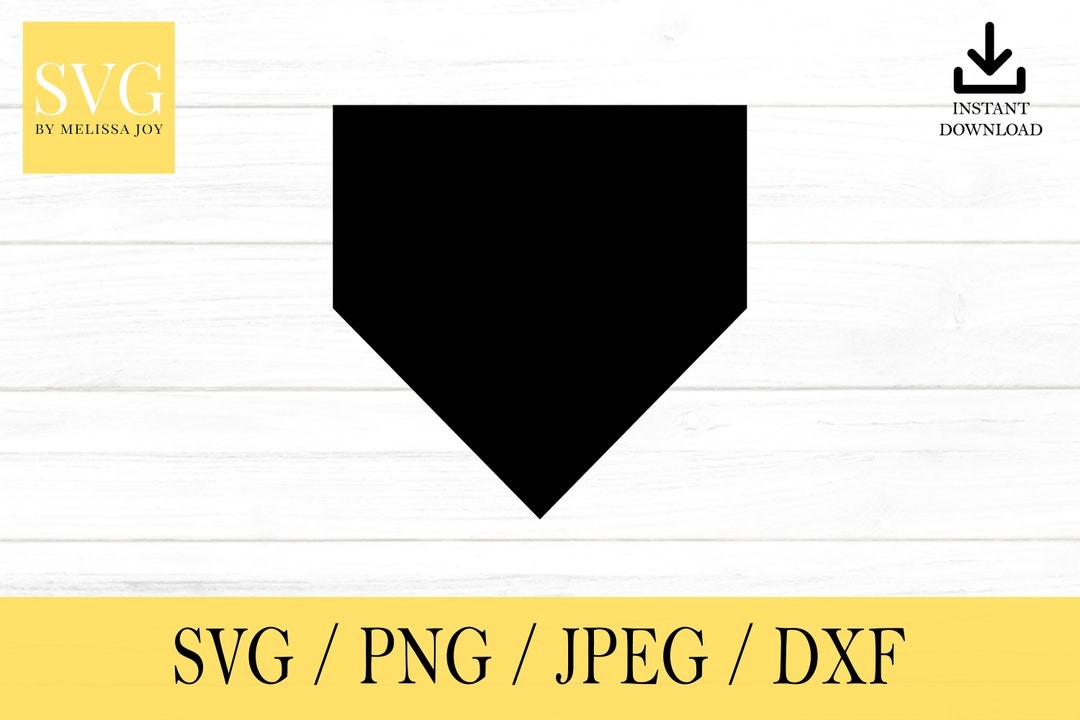 Home Plate SVG, Baseball, Shape, Svg, Png, Dxf, Jpeg, Digital Download ...
