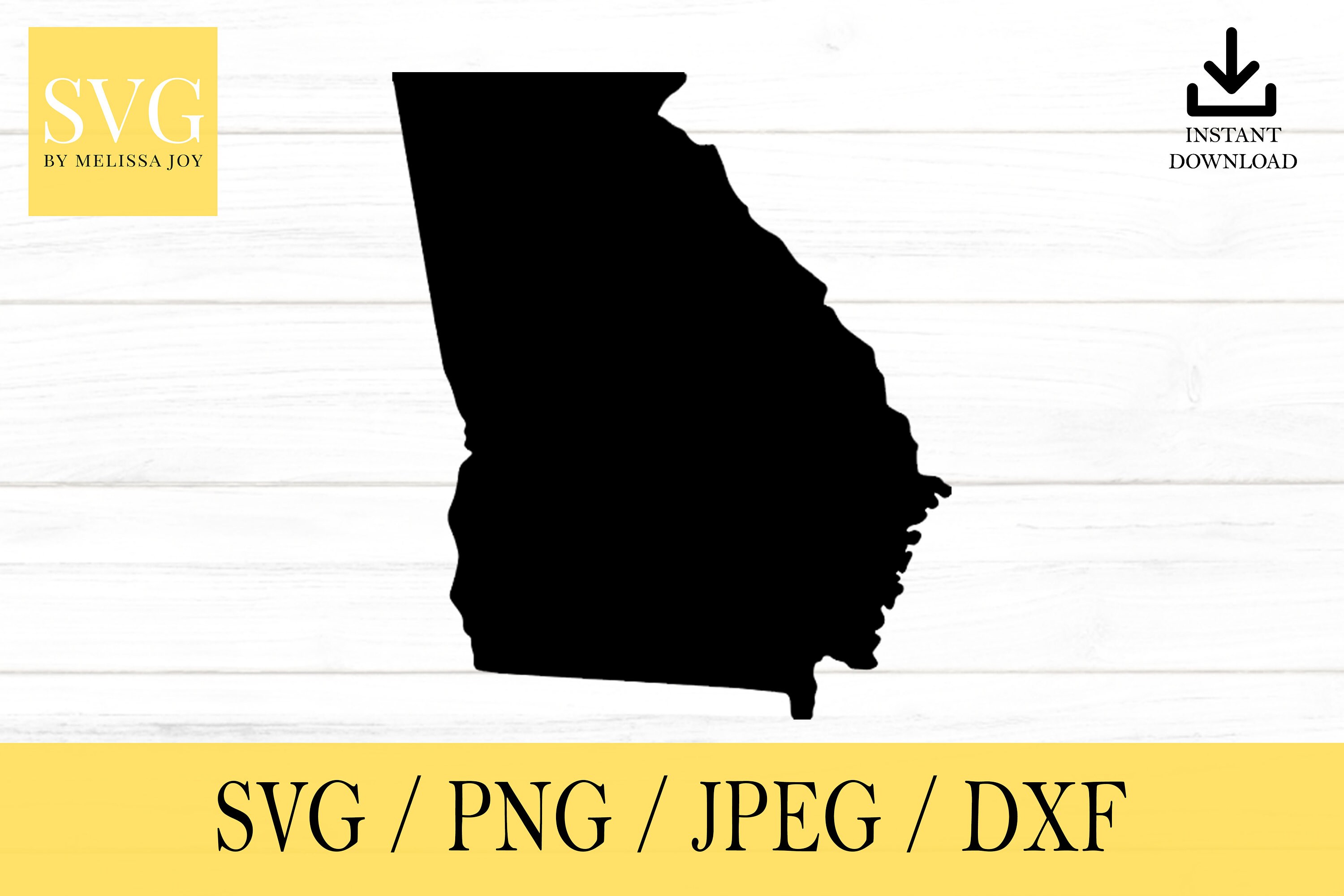 Georgia SVG State svg United States Shape svg png dxf | Etsy