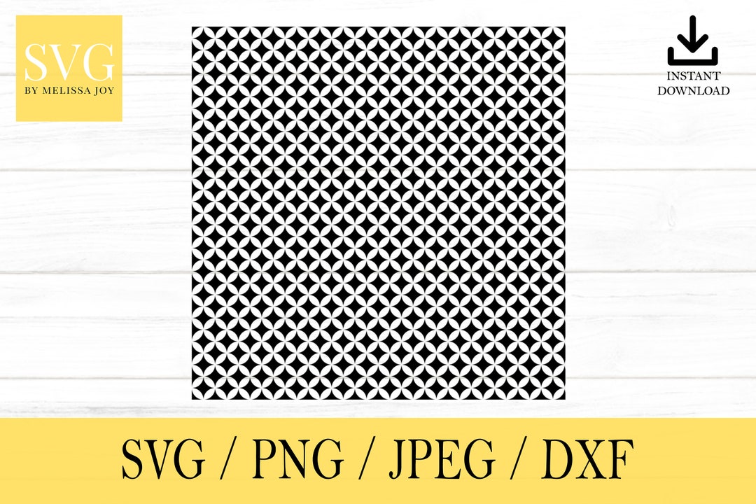 Diamond Circle Pattern Svg, SVG, Svg, Png, Dxf, Jpeg, Digital Download ...