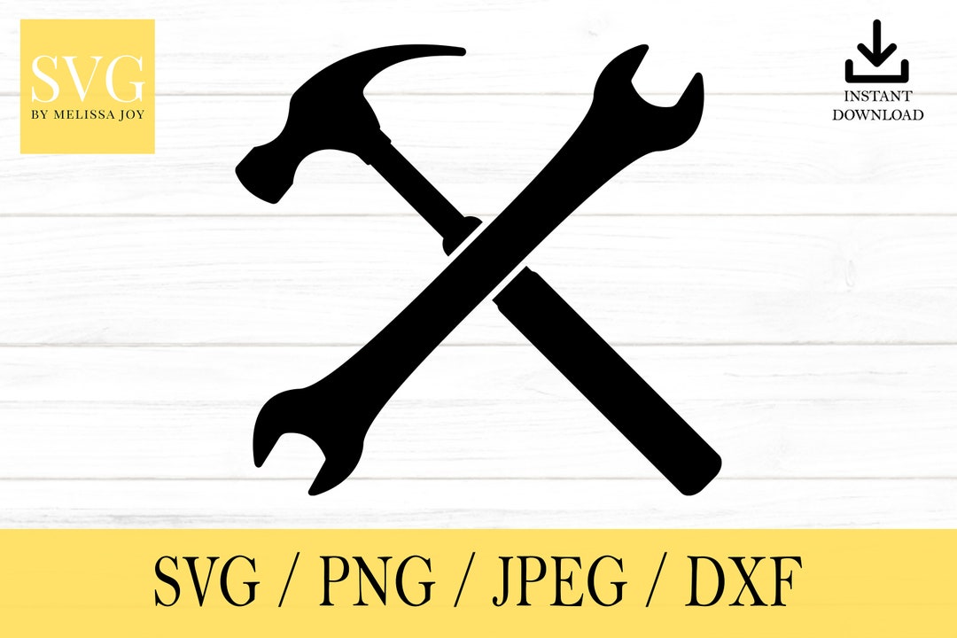 Wrench and Hammer SVG, Shape, Svg, Png, Dxf, Jpeg, Digital Download ...