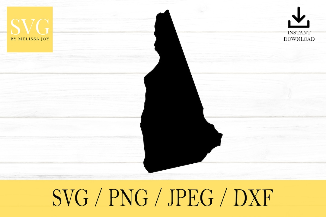 New Hampshire SVG, State Svg, United States, Shape, Svg, Png, Dxf, Jpeg ...