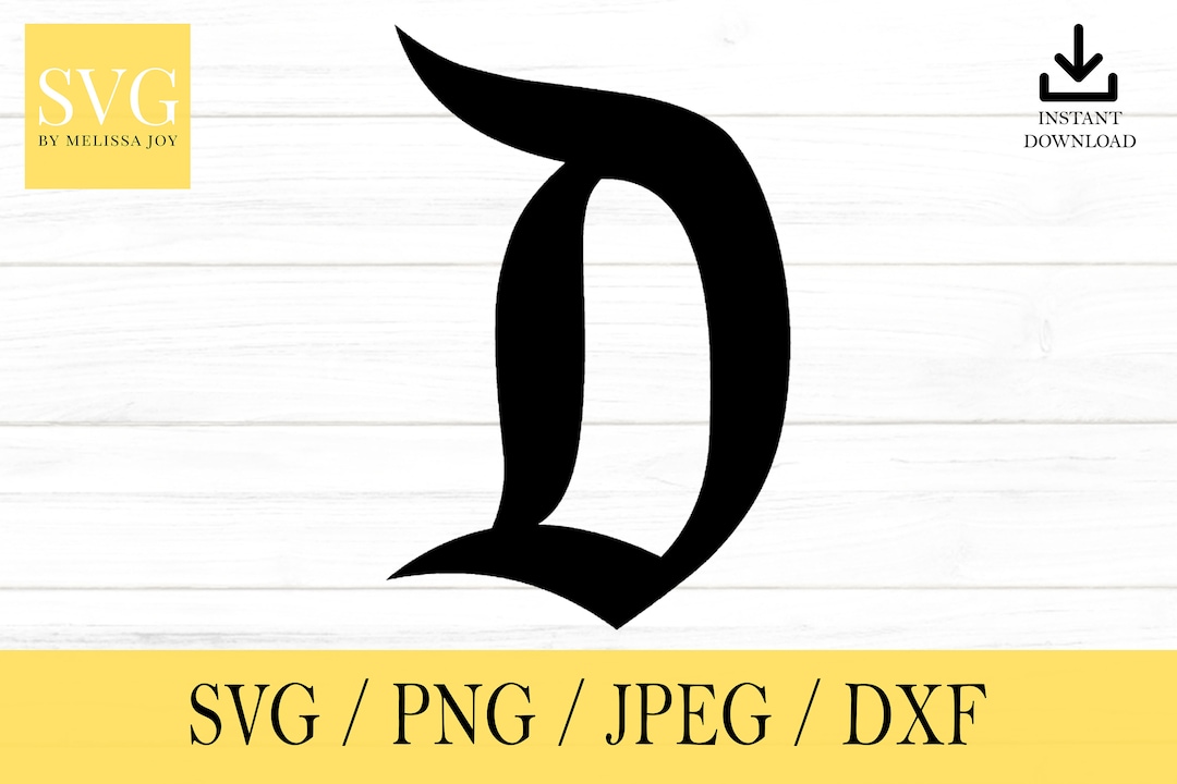 D Svg, D, Vintage D, Theme Park, Svg, Png, Dxf, Jpeg, Digital Download ...