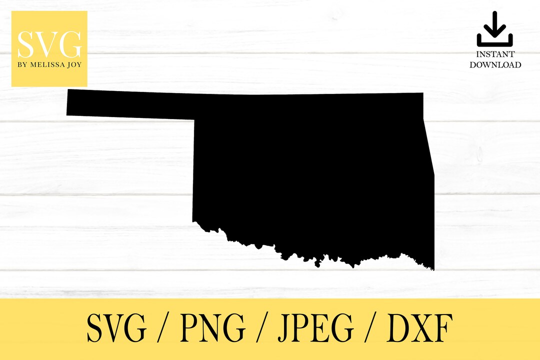 Oklahoma SVG, State Svg, United States, Shape, Svg, Png, Dxf, Jpeg ...