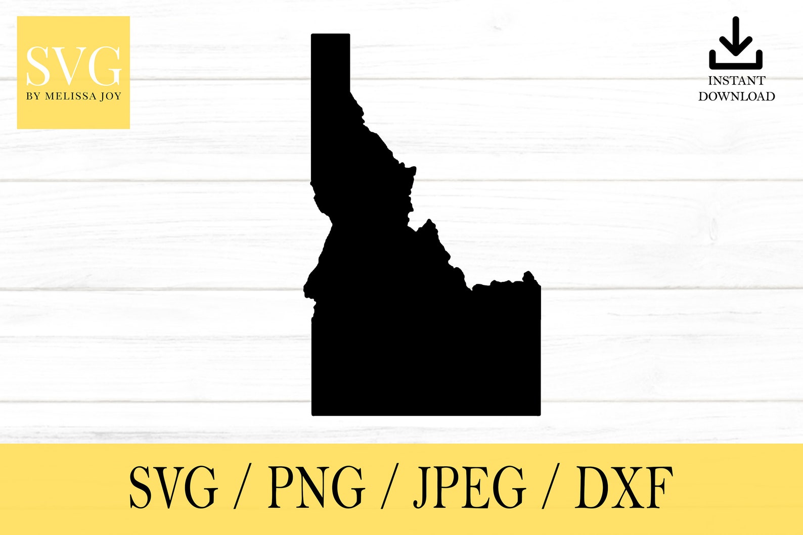 Idaho SVG State Svg United States Shape Svg Png Dxf - Etsy