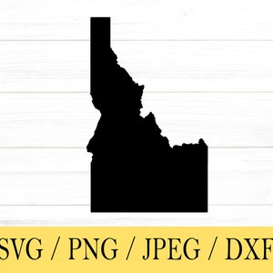 Idaho SVG, State Svg, United States, Shape, Svg, Png, Dxf, Jpeg ...