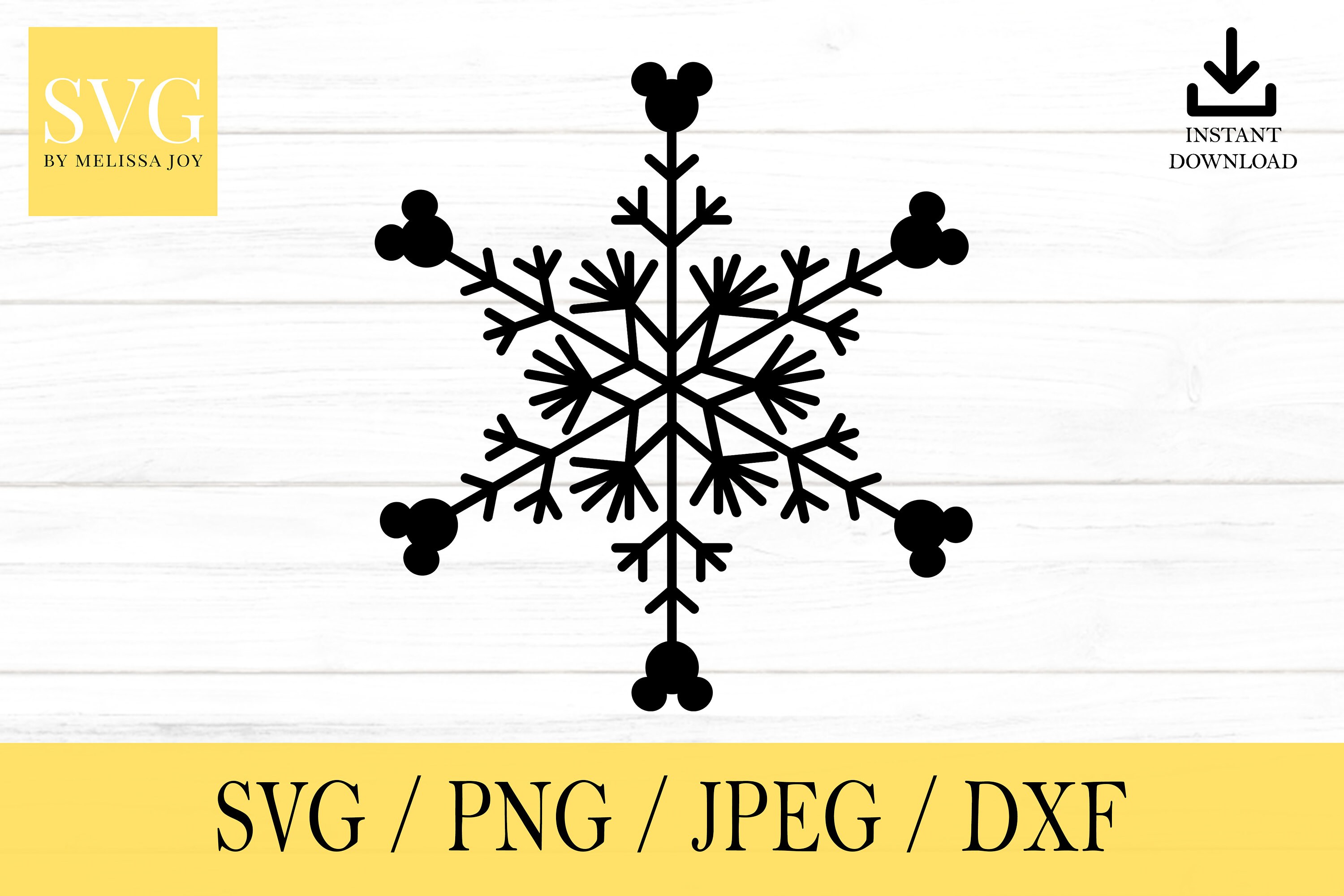 Mouse Snowflake Svg Snowflake Snow Mouse Svg Christmas - Etsy