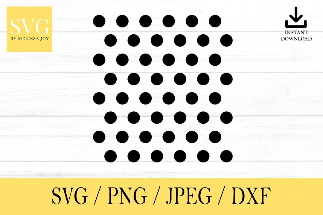 Polka Dot Svg, Dots SVG, Svg, Png, Dxf, Jpeg, Digital Download, Cut ...
