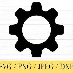 Engranaje SVG, Engranaje, Forma, svg, png, dxf, jpeg, Descarga digital ...