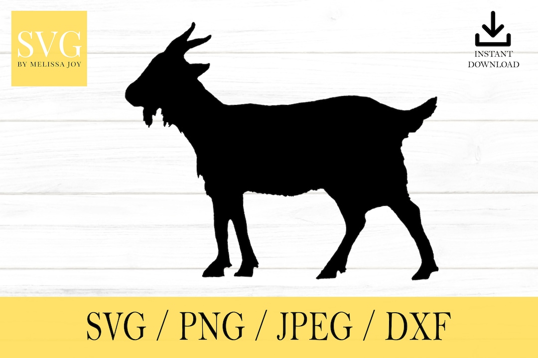 Goat Svg, Animal SVG, Svg, Png, Dxf, Jpeg, Digital Download, Cut File ...