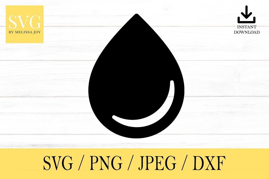 Raindrop SVG, Water, Shape, Svg, Png, Dxf, Jpeg, Digital Download, Cut ...
