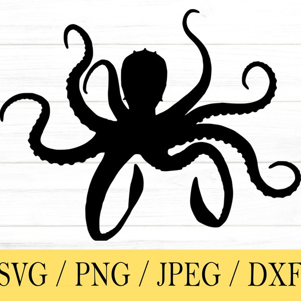 Octopus Svg - Etsy