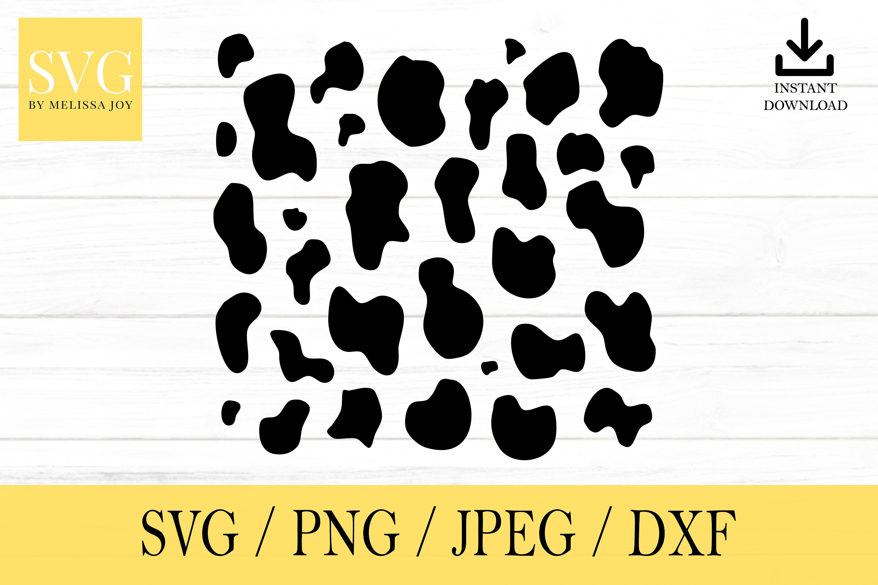 Cow Print Svg, Animal Print SVG, Svg, Png, Dxf, Jpeg, Digital Download ...