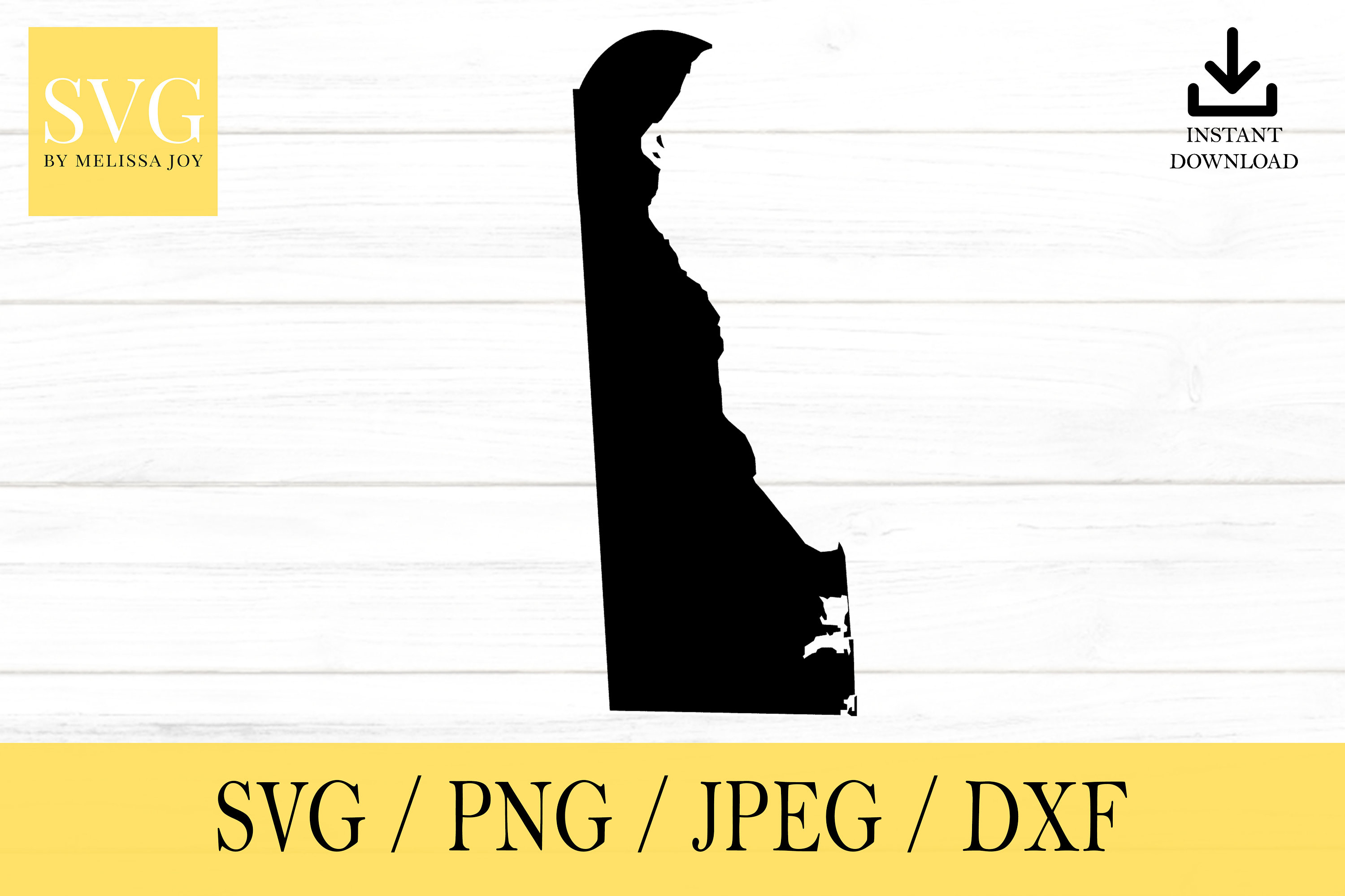 Delaware SVG, State Svg, United States, Shape, Svg, Png, Dxf, Jpeg ...