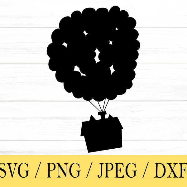 Up Balloon House Png - Etsy