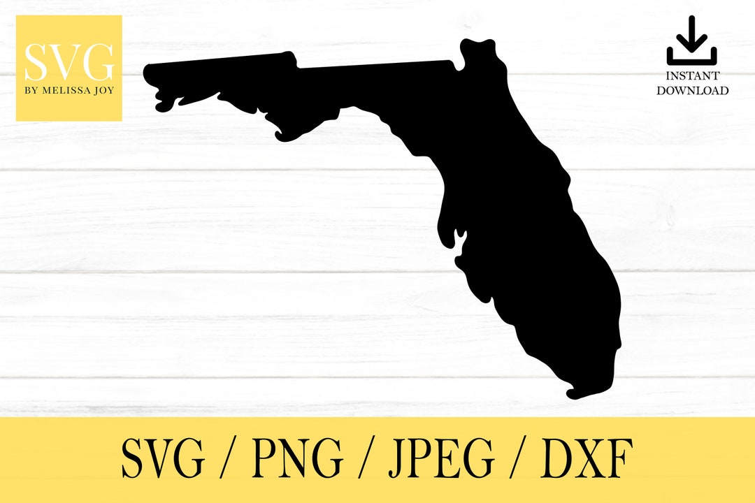 Florida SVG, State Svg, United States, Shape, Svg, Png, Dxf, Jpeg ...