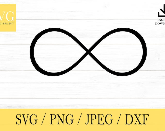 SVG - Infinity Symbol - Digital Download - Cutting File - Etsy Canada