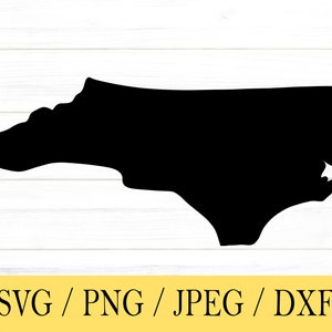North Carolina SVG, State Svg, United States, Shape, Svg, Png, Dxf ...