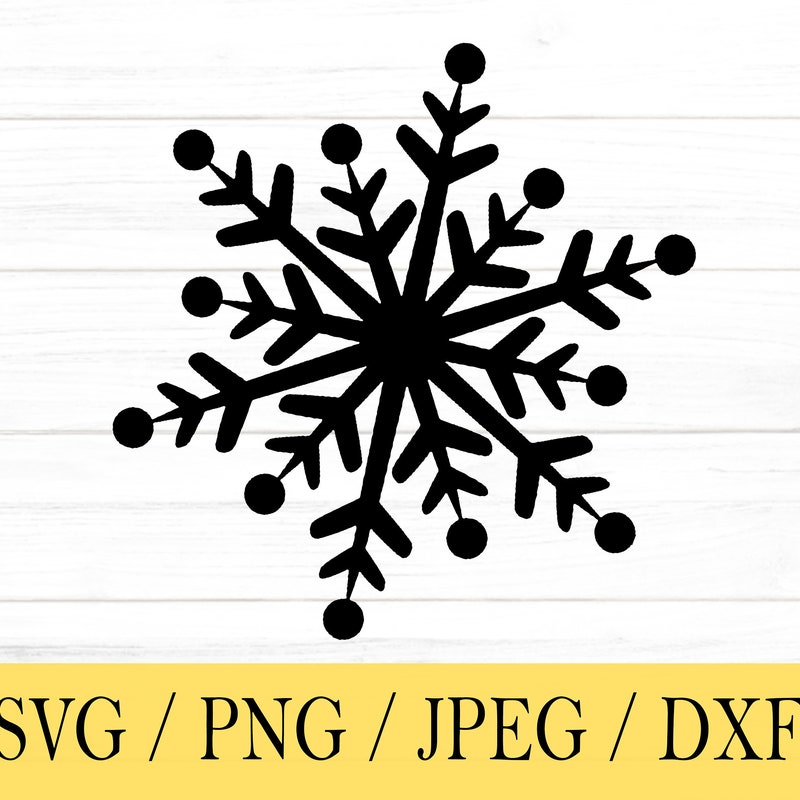Snowflake Svg - Etsy
