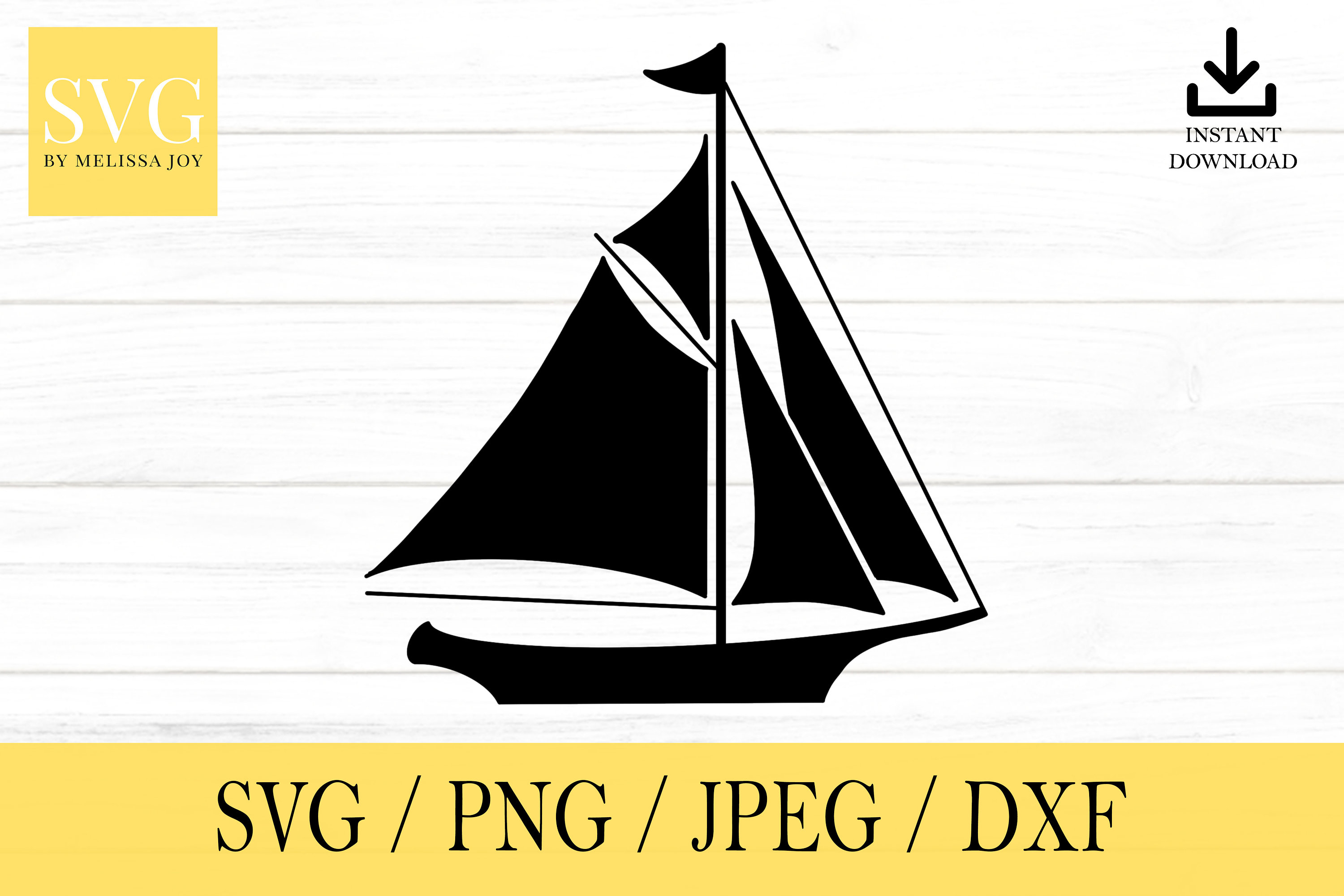 Sailboat Svg Sailing SVG Svg Png Dxf Jpeg Digital - Etsy