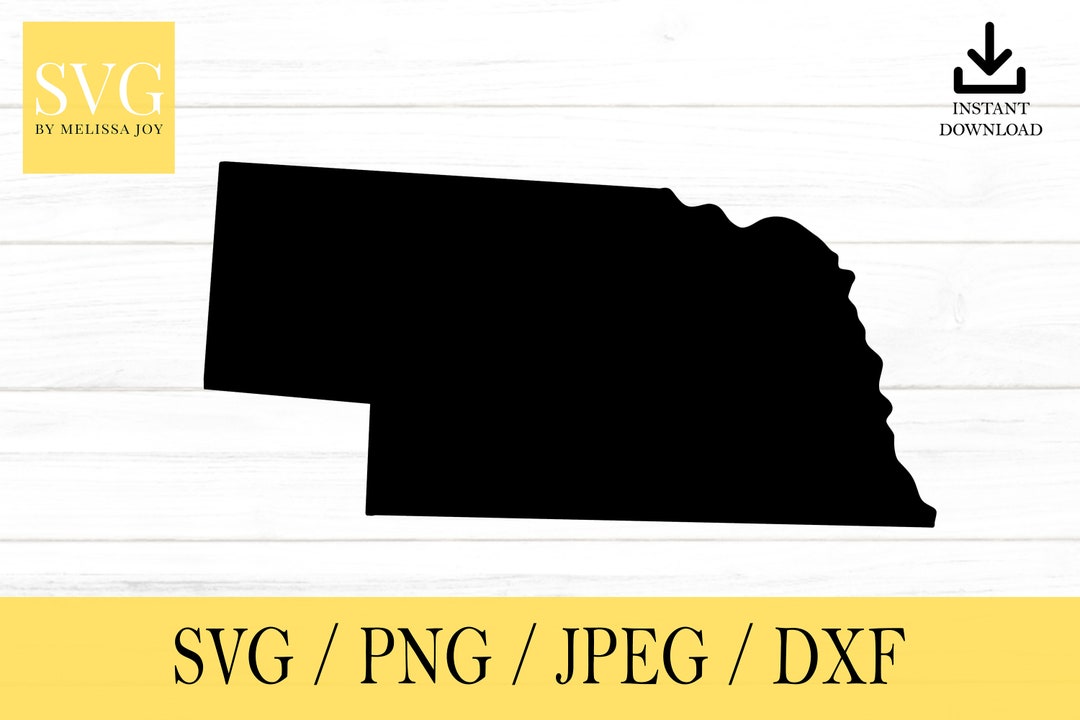 Nebraska SVG, State Svg, United States, Shape, Svg, Png, Dxf, Jpeg ...