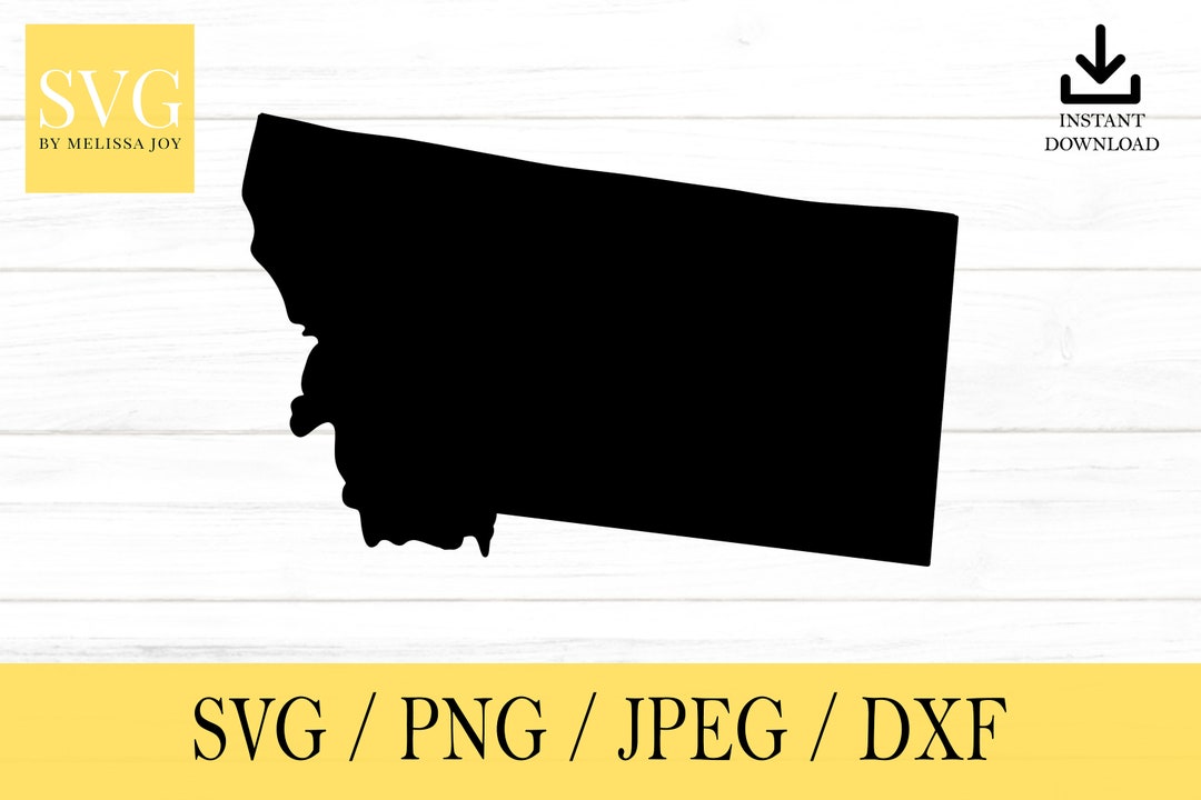 Montana SVG, State Svg, United States, Shape, Svg, Png, Dxf, Jpeg ...
