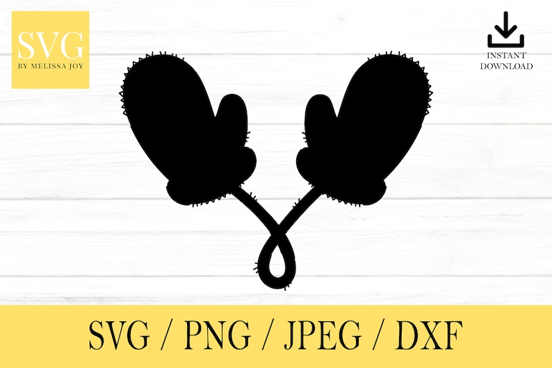 Mittens Svg, Holiday SVG, Svg, Png, Dxf, Jpeg, Digital Download, Cut ...