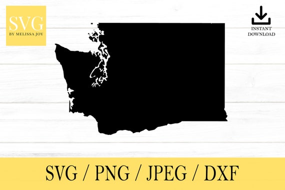 Washington SVG State Svg United States Shape Svg Png | Etsy