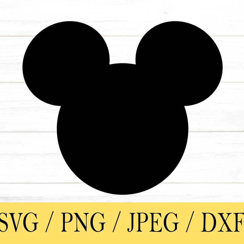 Mickey Ear Svg for Cricut - Etsy