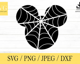 Mickey Spider Web | Etsy